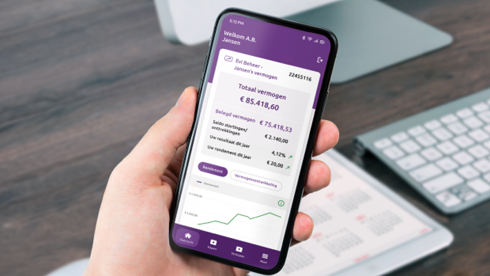 Altijd en overal inzicht in je financiën met de Mijn Evi-app | Evi van ...